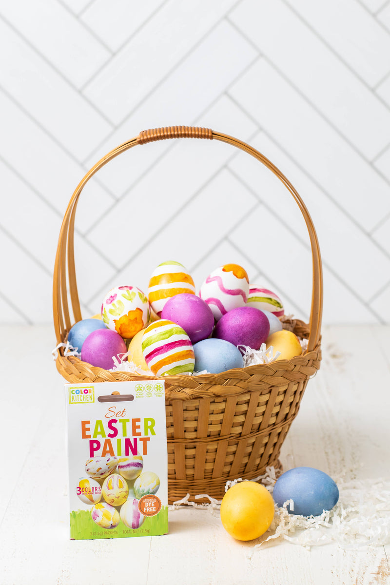 Natural Easter Egg Paint Set- Orange, Pink, & Green - Plant Based Colo ...